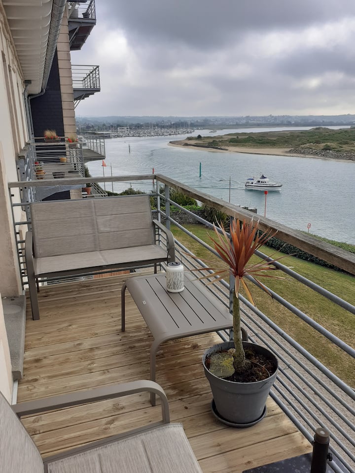 Vue Sur Le Port Et Le Havre De Carteret - Barneville-Carteret