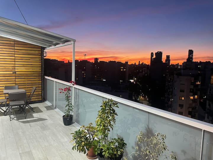 Una Perlita, Terraza, Vistas Y Confort En Palermo - Buenos Aires