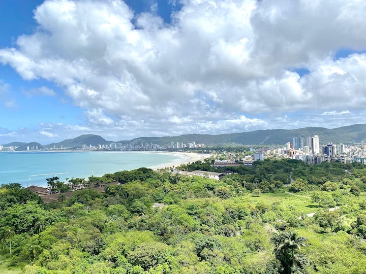 Apto Vista Panorâmica — Ed Verdemar, Tortugas - Brazil