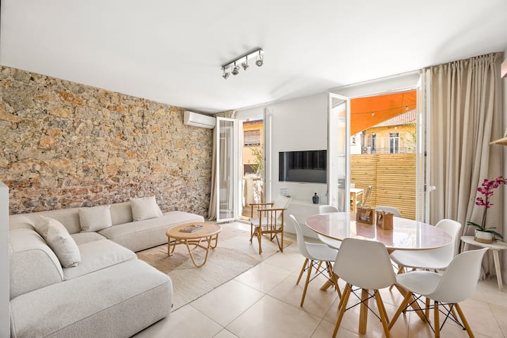 Spacieux 4 Pièces/ 6pax - Balcon Et 3 Chambres - Cannes