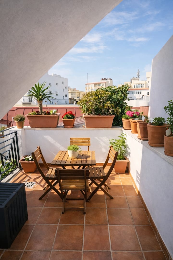 Sunny Penthouse With Terrace In Málaga Centre - Málaga