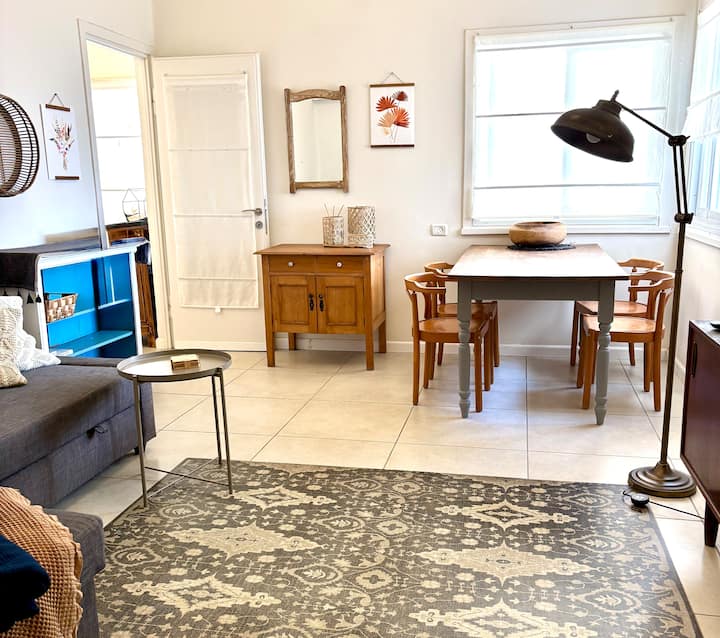 Masada 45 | Bright Curated 2br Near Baháí Gardens - Israël