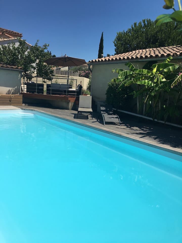 Grande Maison Avec Piscine - Narbonne