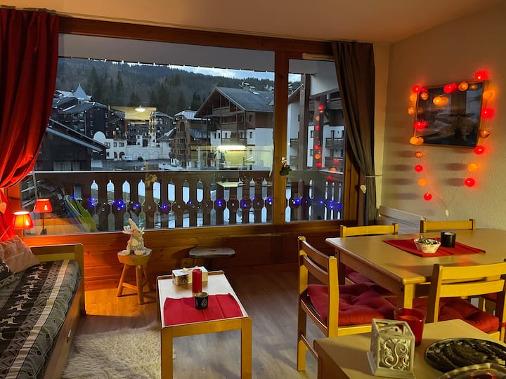 Skis Aux Pieds, Cosy, Vue Montagne - Morillon 1100 - Morillon