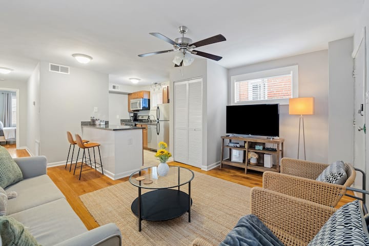 Private Museum District Apartment - Clean &Bright - Richmond, VA