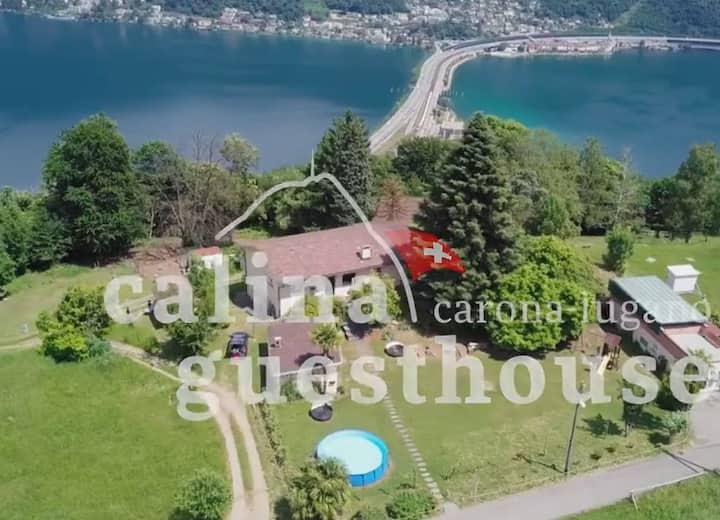 Casa Calina - Haus Bis Zu 22 Personen Mit Seeblick - Lugano