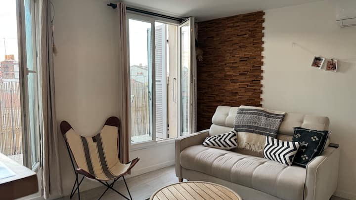Loft Cosy Avec Vue Imprenable Proche Gare - Marseille