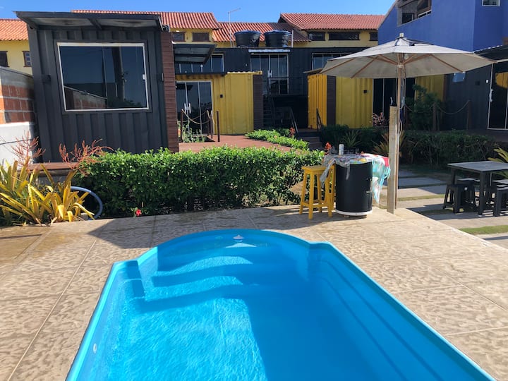 Hospedagem à Beira Mar Em Container - Cabo Frio