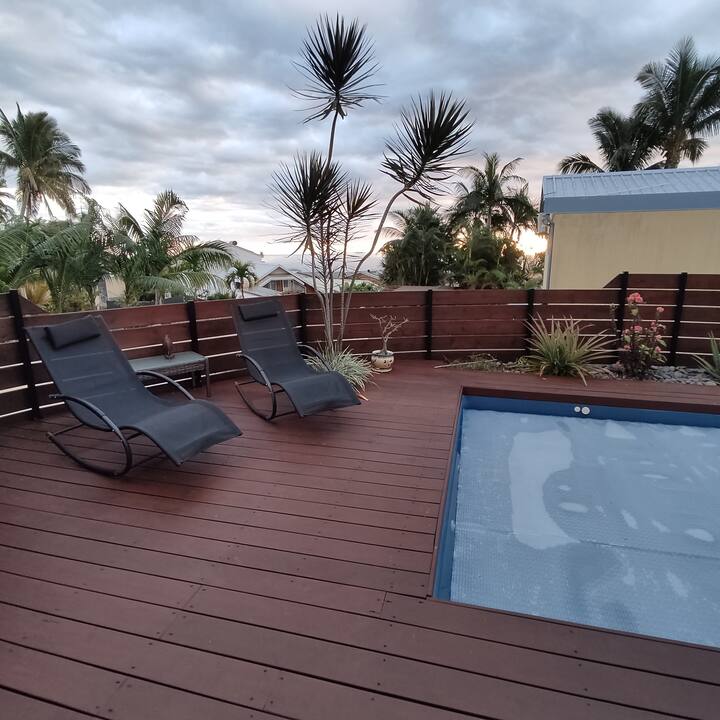 Maison Vue Mer, Piscine Entre Mer Et Montagne - Réunion