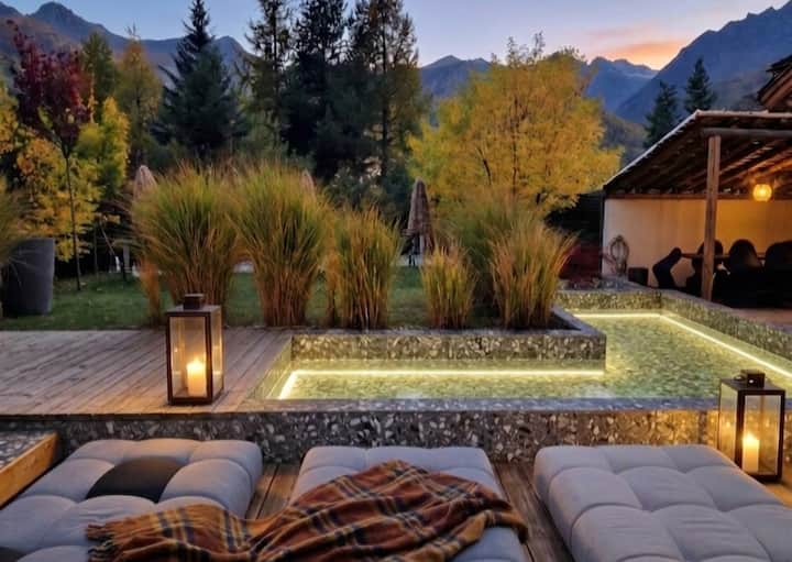 Chalet Orpin, Piscine, Ciné, Pataugeoire, Sauna - Le Monêtier-les-Bains