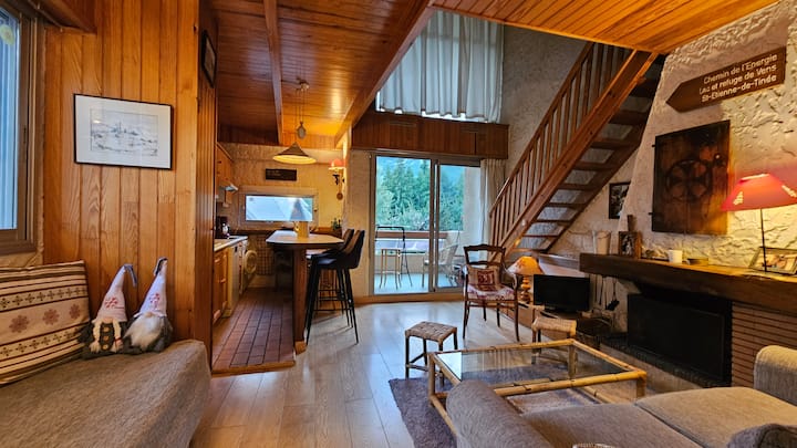 Appartement Auron 75m2- Type Chalet-6 Couchages - Auron