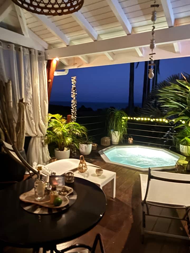 Indigo Palmes Lodge  Charme Vue Mer - Guadeloupe
