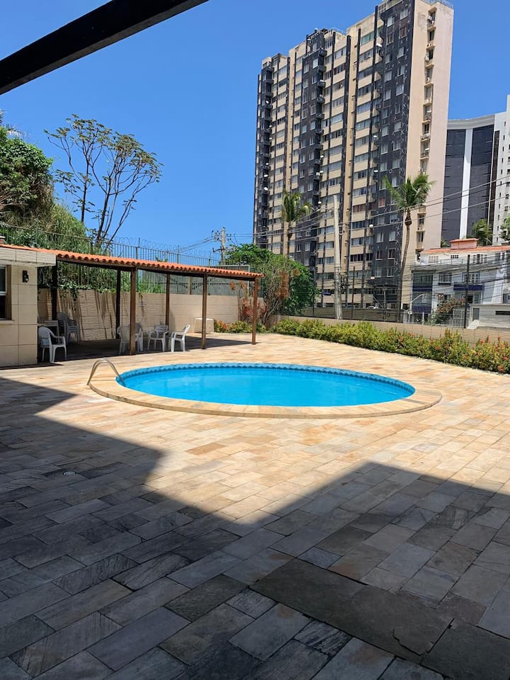 Apartamento Boêmio Com Piscina A 5 Min Da Praia - Rio Vermelho