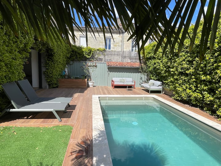 Grande Maison Lumineuse Avec Piscine Dans Bordeaux - Bordeaux