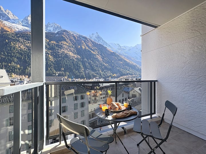 Grand Studio Centre Ville Vue Mont Blanc - Chamonix-Mont-Blanc