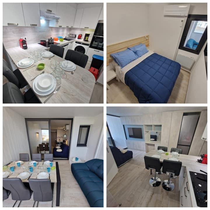 Cap D’agde 50+10m² Climatisé Piscine Parking Wifi - Agde
