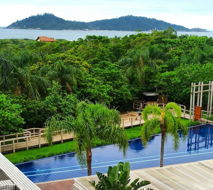 Campeche Beach Club Ap Dos Sonhos- Pé Na Areia-3d - Florianópolis