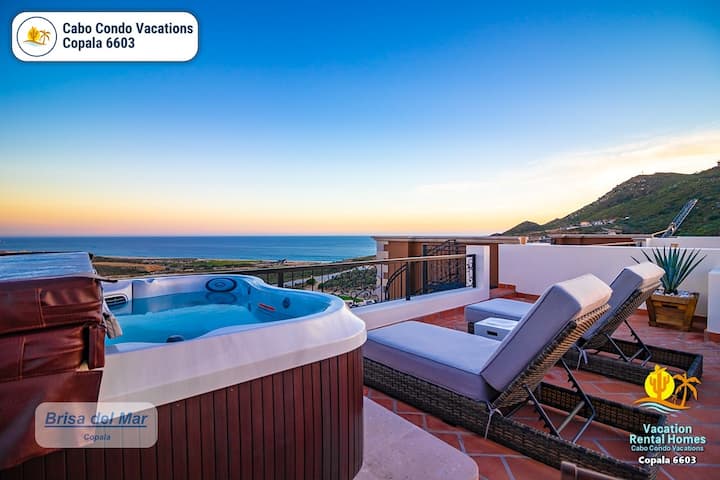 Ccv Quivira-2br Penthouse W/ Rooftop Firepit/hottub, Golf! - Cabo San Lucas