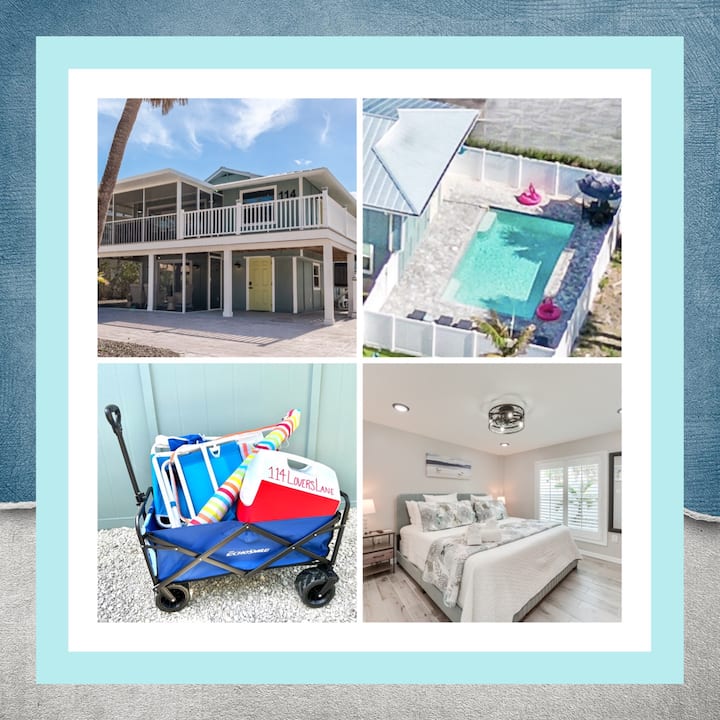 New Ground Level, 720' To Beach, Pool, 4ppl - Fort Myers Beach, FL
