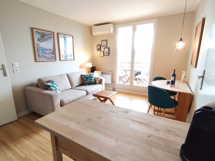 2 Rooms With Sea View, 4 Beds - La Seyne-sur-Mer