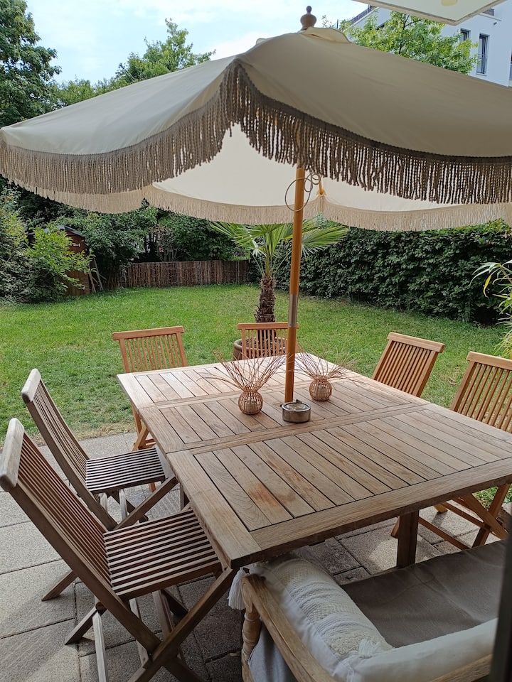 Paradise Apartment 4 Räume Mit Terrasse Und Garten - Köln