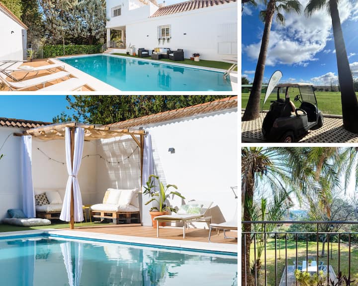 Villaluxe & Piscine à Séville -Golf à 6 Minutes - Guillena