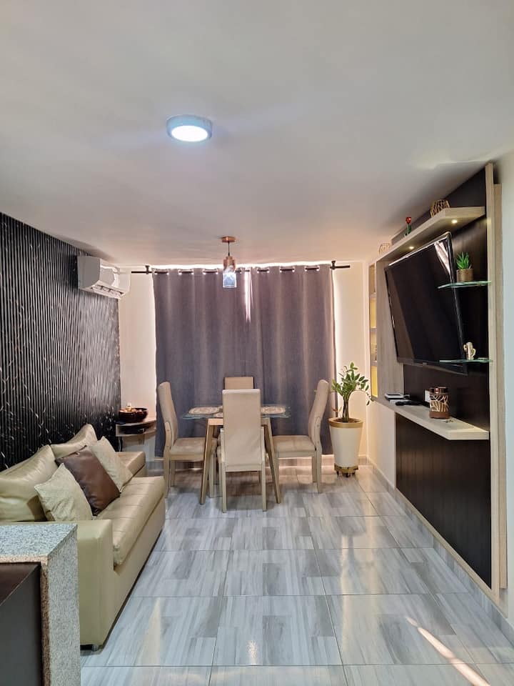 New Remodeled With A/c And Fast Wifi Apt - Barranquilla
