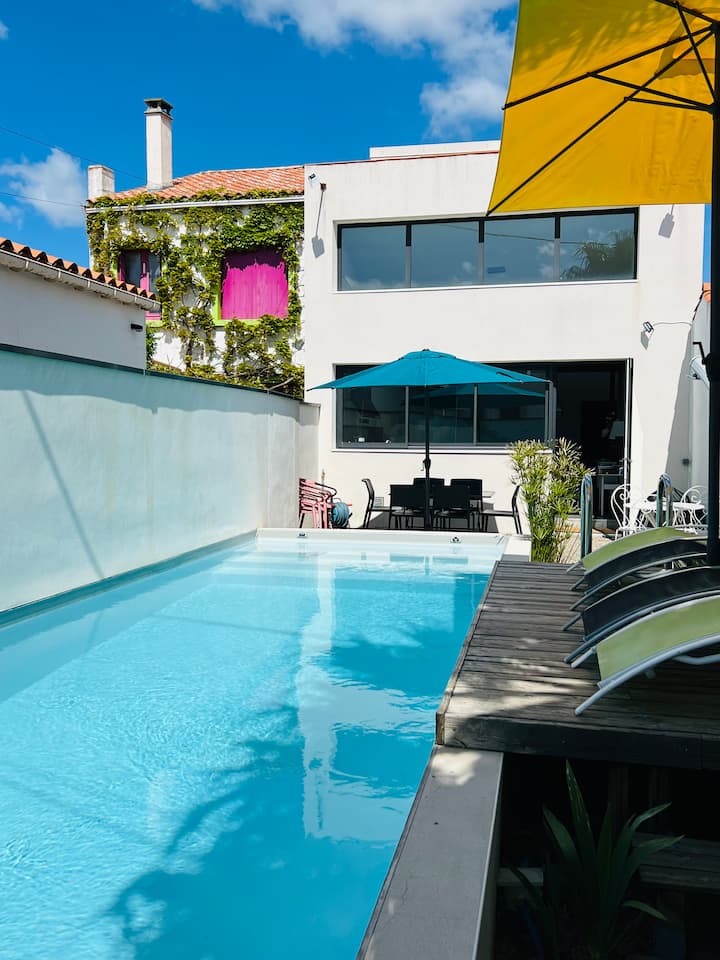 ❤️ Centre Ville, Plage 350 M, Piscine Chauffée ⭐ - Île de Ré