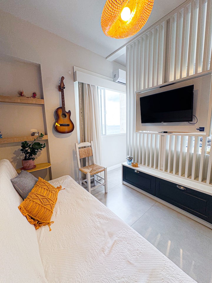 Studio Pé Na Areia Frente Mar 6km Do Beto Carrero - Penha