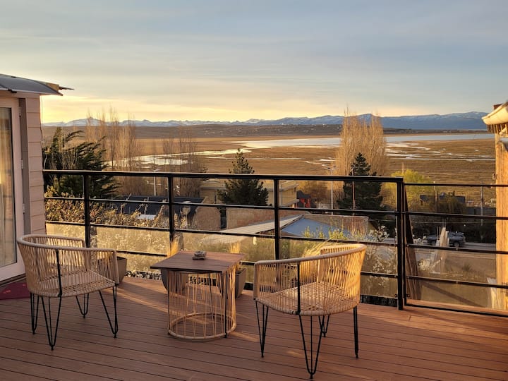 Gaby's House. Luminoso, Vista Panorámica Lago D2 - El Calafate
