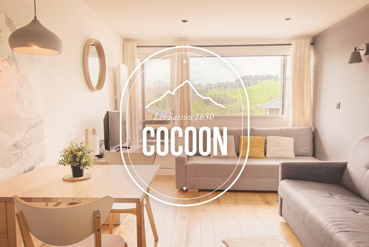 Studio Cosy Aux Pieds Des Pistes & Vue Montagne - Hauteluce