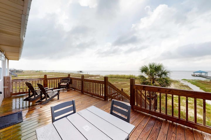 4br | Gulffront | Dog-friendly | W/d | Deck - Dauphin Island, AL