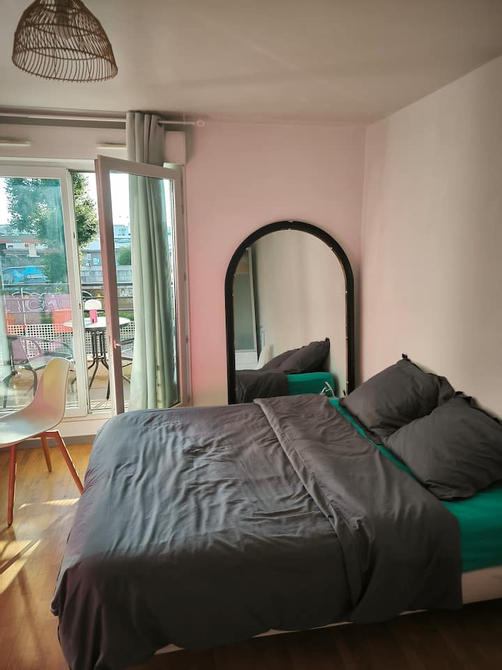 Charmant Studio Proche Paris Et Disneyland - Neuilly-sur-Marne