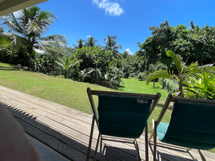 Joli F2 Vue Vallée, Nature & Mer Au Cœur De L’île - Guadeloupe