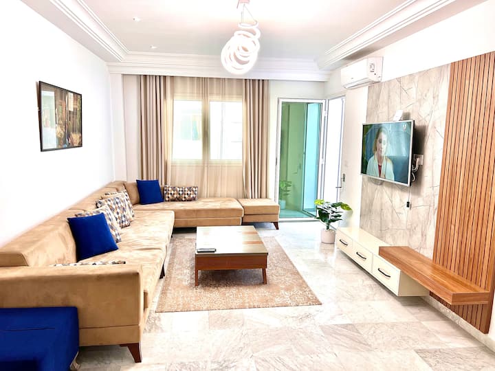 Superbe 2br Appart, La Soukra, Proche Aéroport - Tunisia