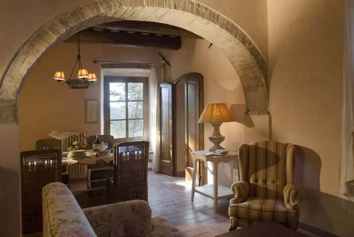 Small Tuscany Apartment Rental - Radda in Chianti
