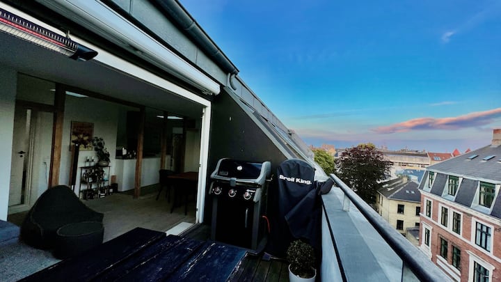 Cozy Penthouse Duplex - Copenhague
