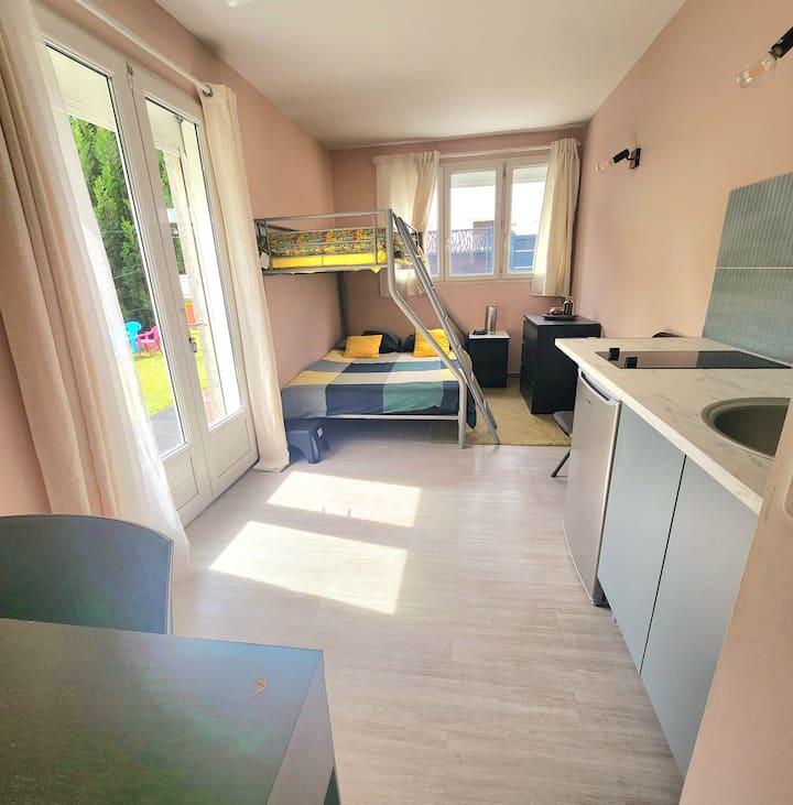 Chambre Lumineuse/kitchenette à 7 Min D'orly. - Athis-Mons