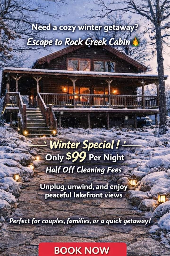 Rock Creek Cabin - Lakeside Retreat - Arrowhead State Park, Canadian