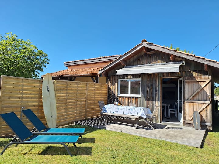 Beau Chalet Juste Aménagé Proche Lac Et Mer - Hourtin