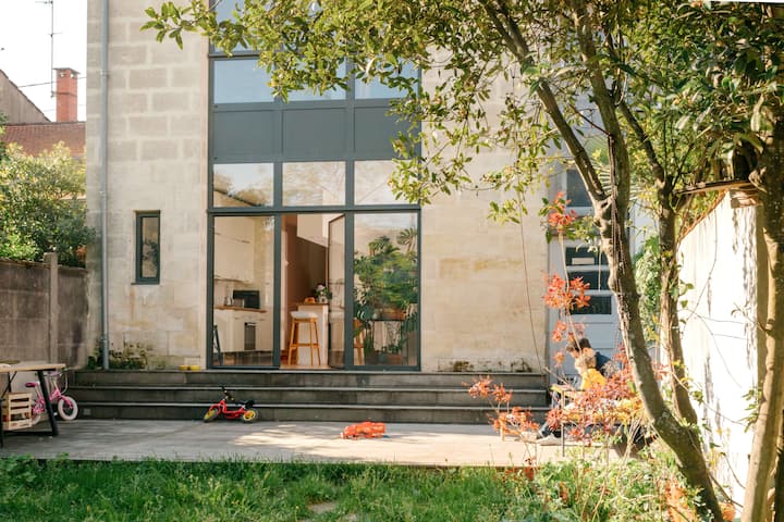 Maison D'architecte Lumineuse Avec Jardin - Bordeaux