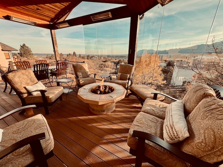 4br-all-season Deck/hot Tub / Incredible Views! - Manitou Springs, CO