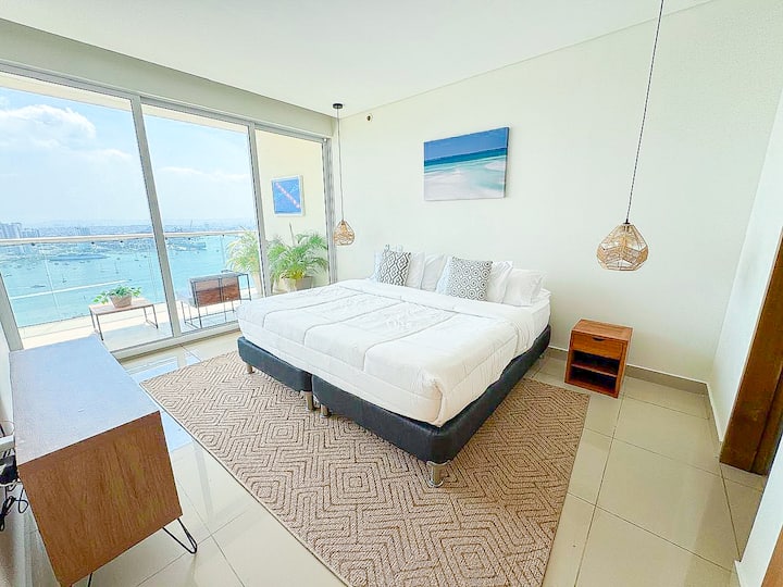 Stunning Bay & Walled City Views· Hyatt/plaza Boca - Cartagena, Colombia