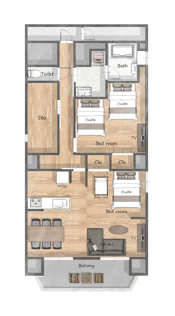 Nice House! 2 Mins From Imaike Station Free Wifi - Nagoya