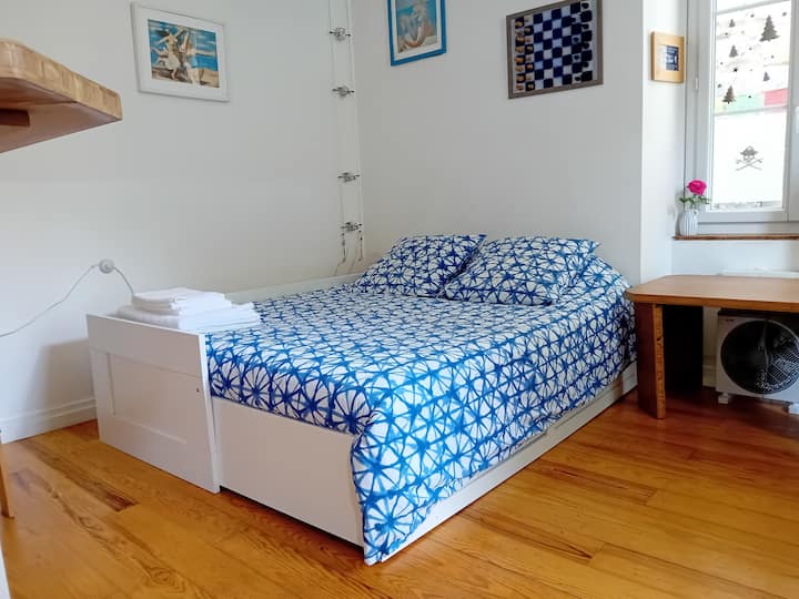 Appartement Bleu Grec Au Centre Ville Avec Jardin - Bordeaux