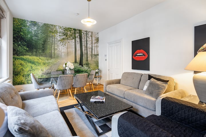 Relaxing & Spacious 4bed 2.5bath +Ac + Fast Wi-fi - Marylebone