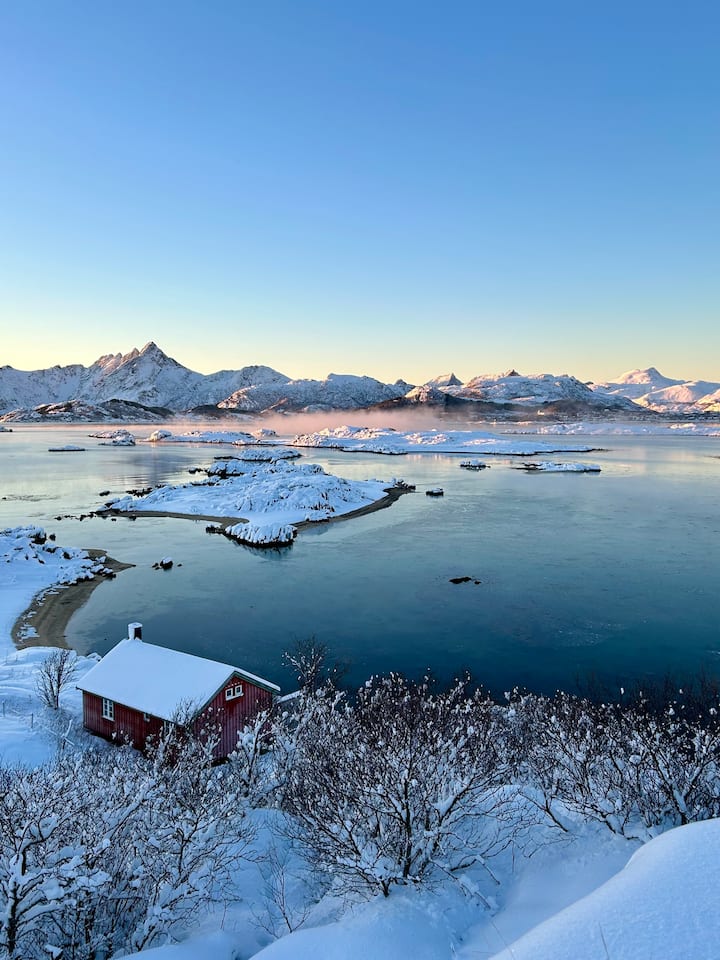 Seafront Lofoten Cottage - Norway