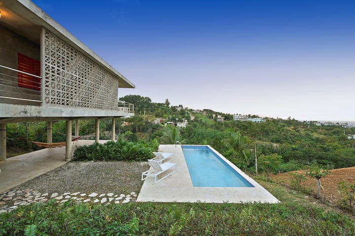 Home Gym-ocean Views- Salt Water Lap Pool-hammocks - Rincón