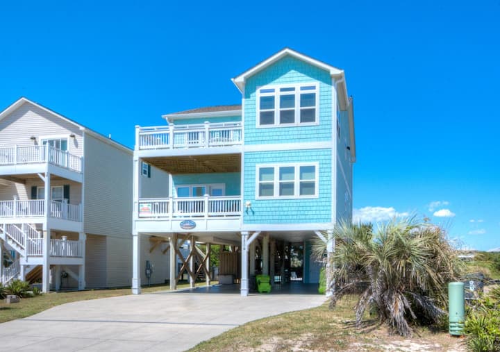 1 Coastal Escape: Spacious Oceanview Home - Bald Head Island, NC