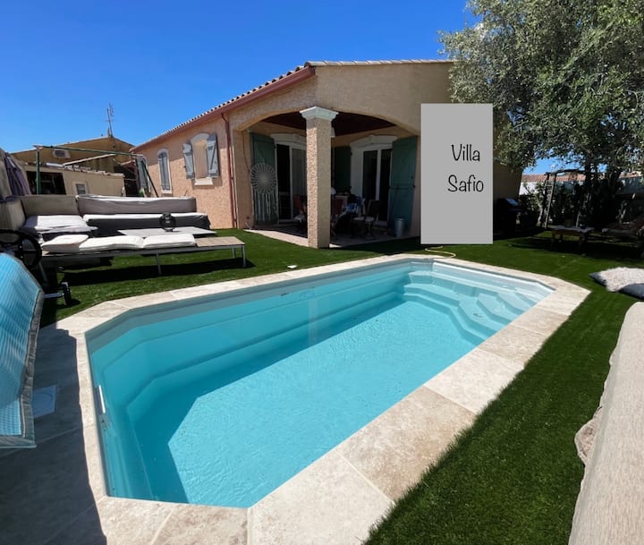 Villa Privée Piscine Jaccuzy 10 Mns De La Mer - Mèze